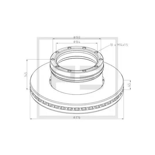 03079001651 - Brake disc OE number by SAF | Spareto